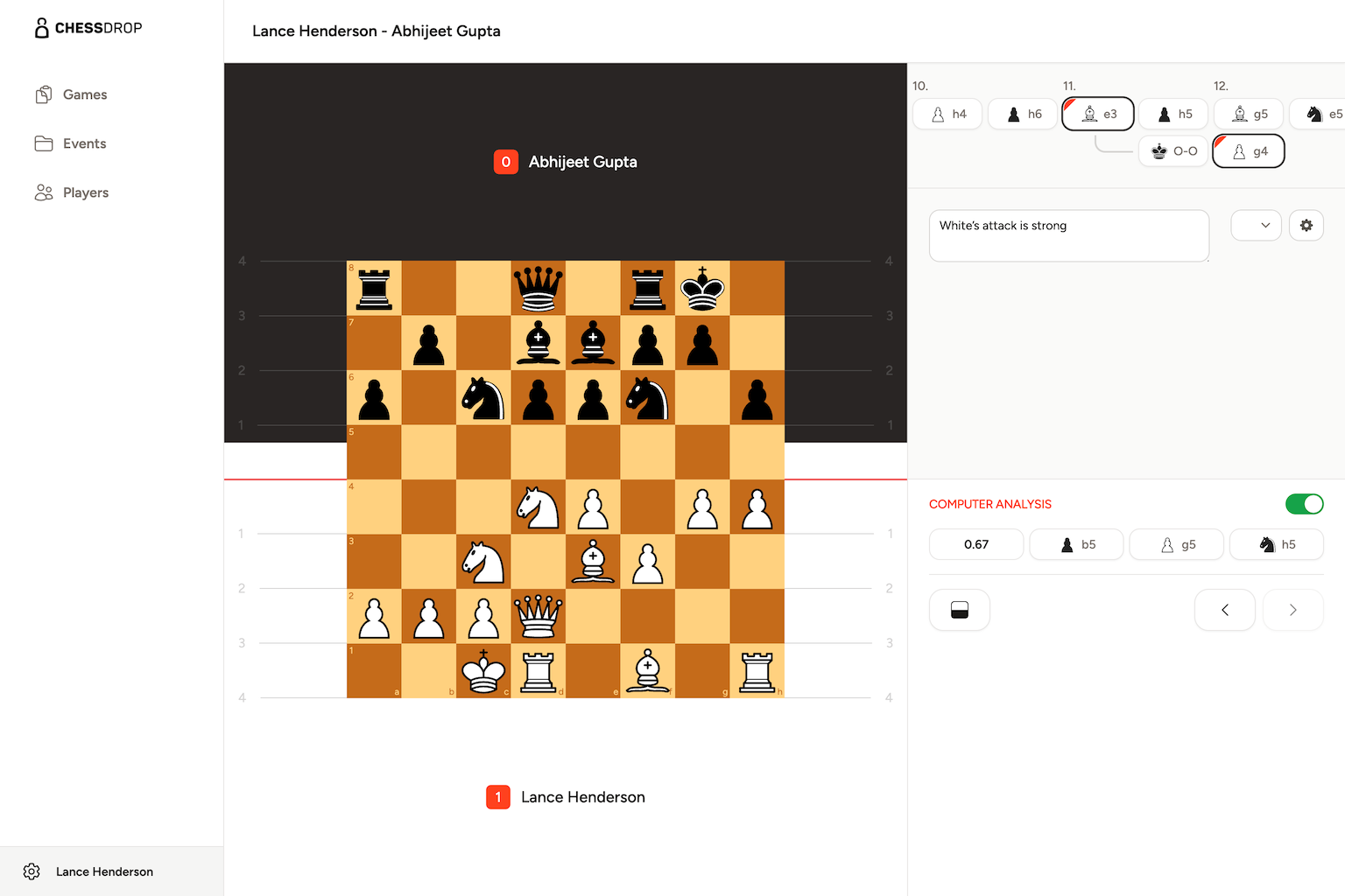 Your personal online chess database — ChessDrop